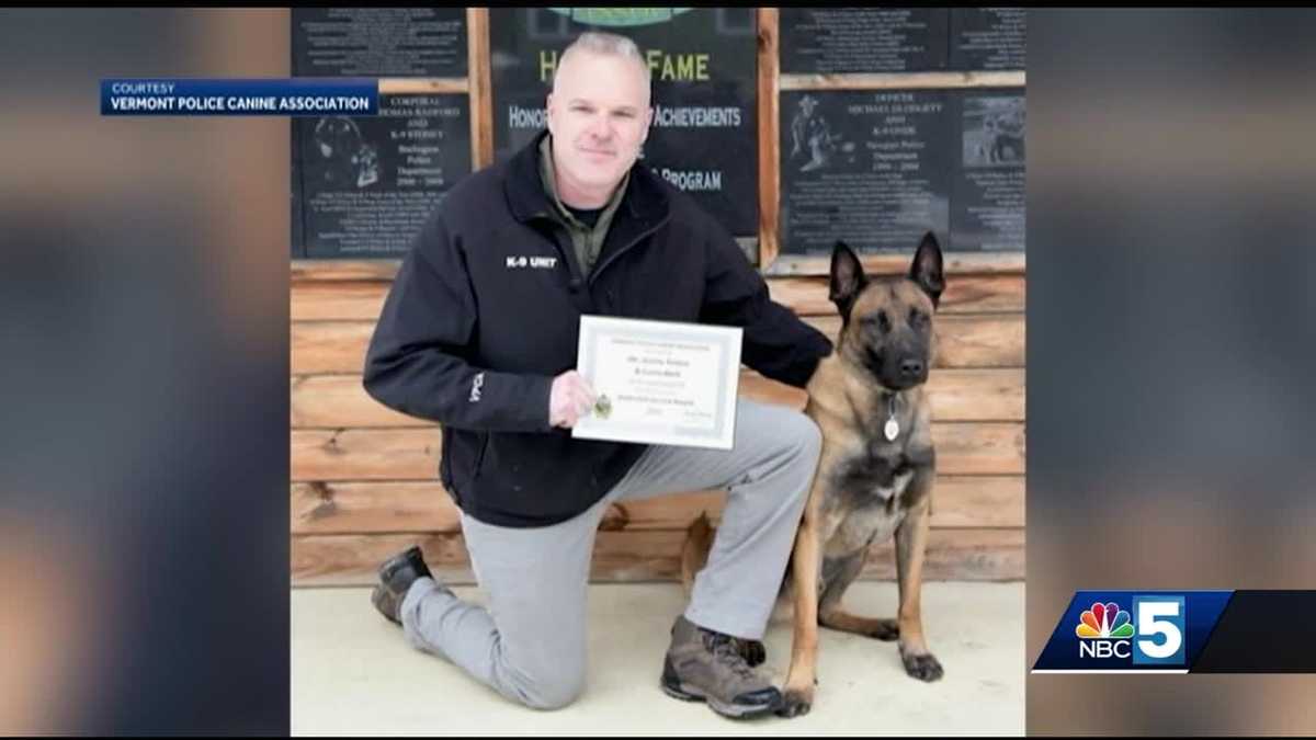 K-9 officer recognized with 'Dedicated Service Award'