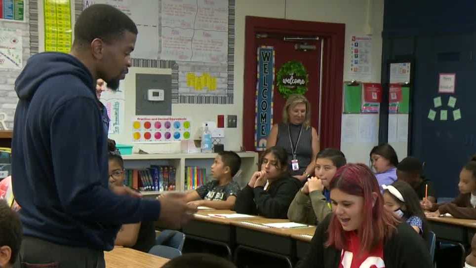 Brandon Leake inspires Northern California students with visit
