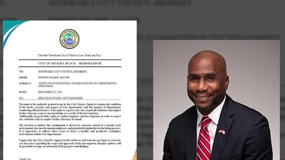 Riviera Beach: Mayor investigating, council members suing