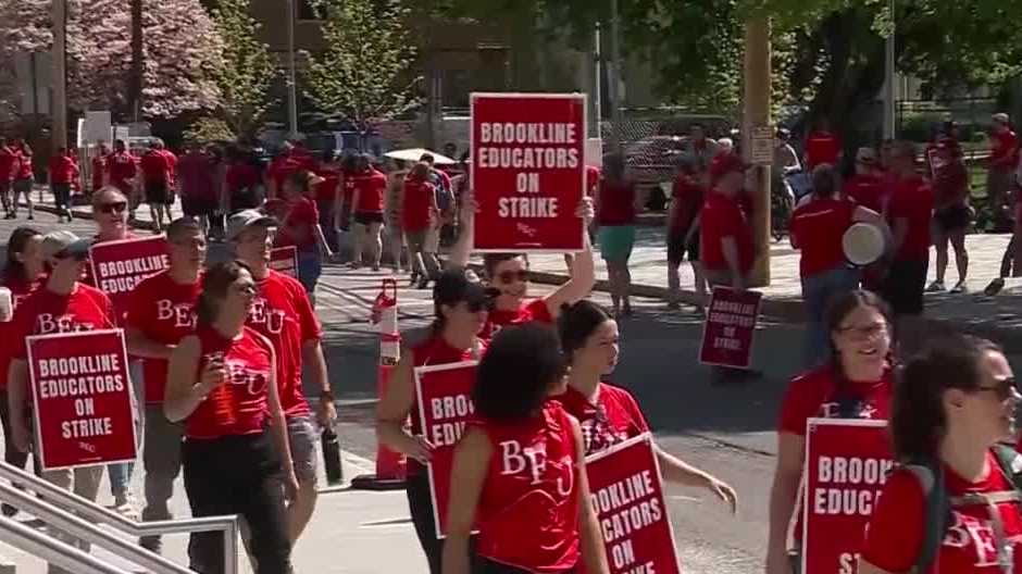 Teachers strike comes to an end in Brookline