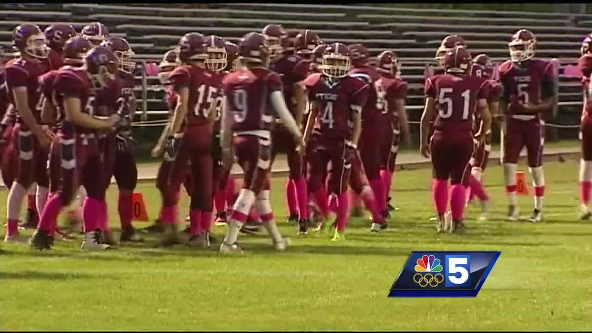 Football 'Pink Out' game raises breast cancer awareness