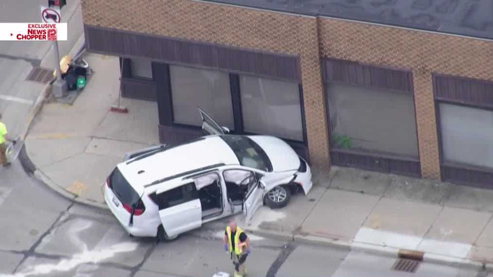 Crash knocks down pole, shuts down Becher near 84th in West Allis - WISN