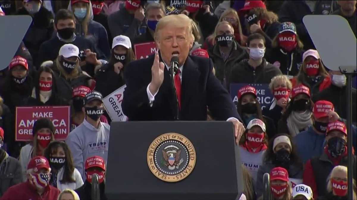 Full video: President Trump holds rally in New Hampshire