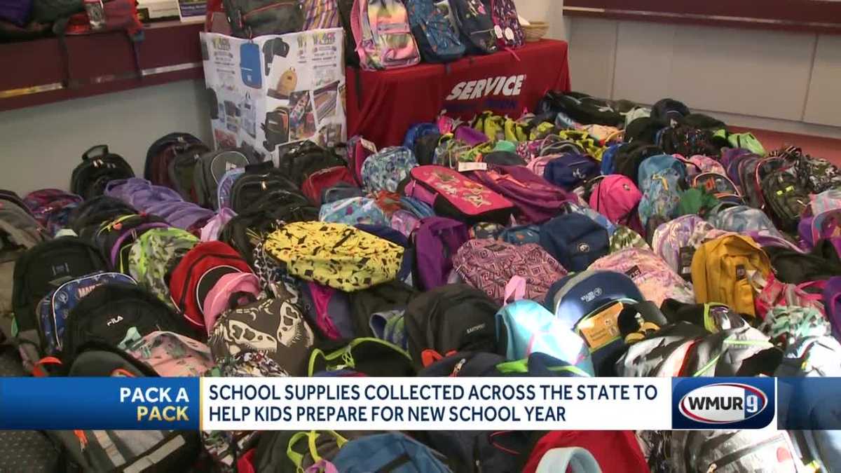 Backpacks, school supplies collected at sites across the state