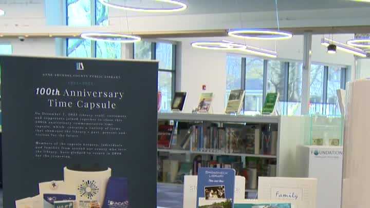 Anne Arundel County Public Library closes time capsule