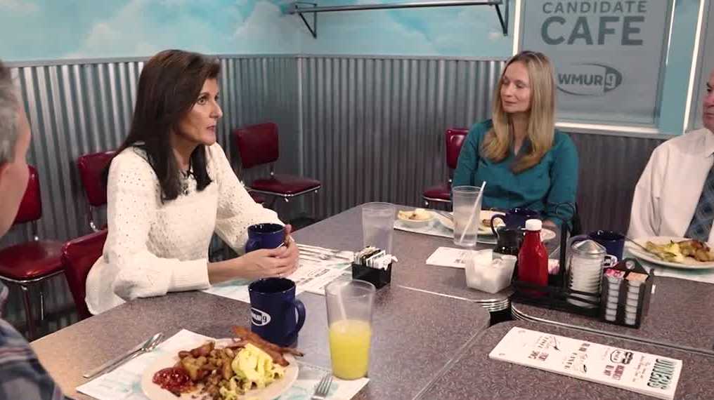Nikki Haley shares breakfast with New Hampshire voters