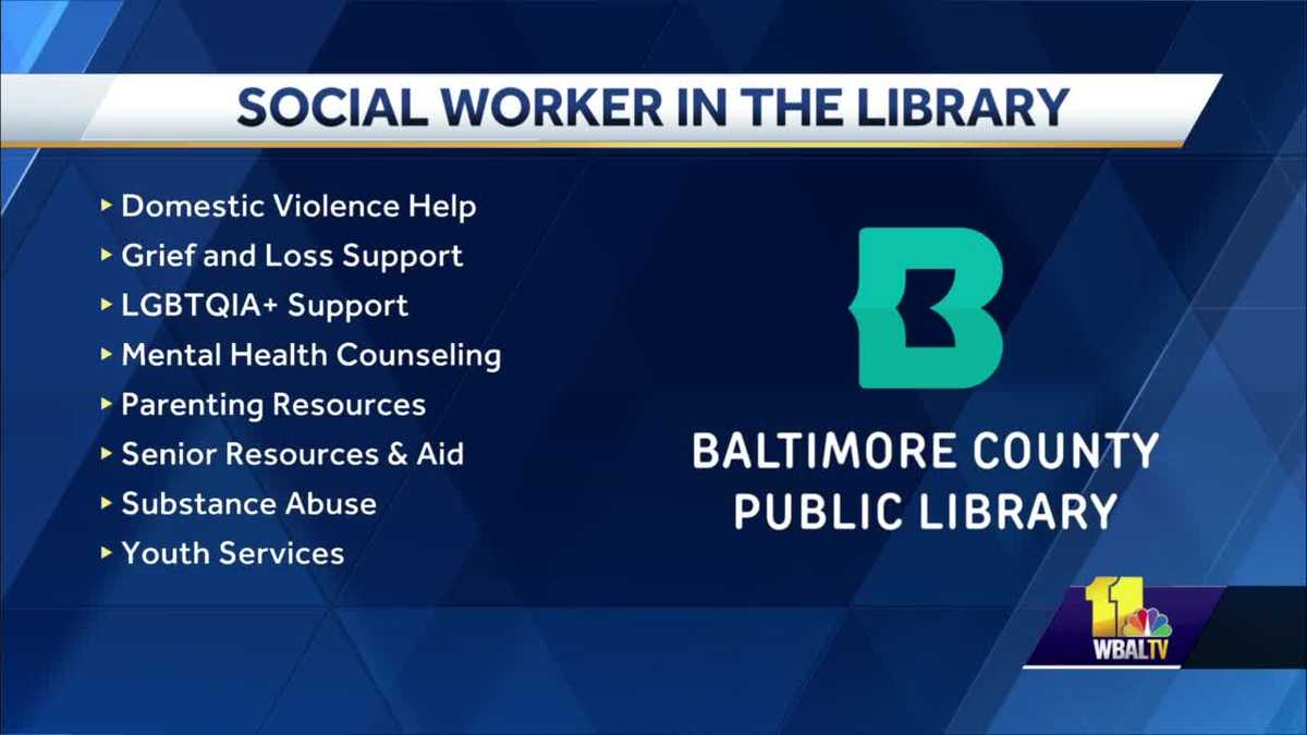 Baltimore County Public Library to provide social workers to the community