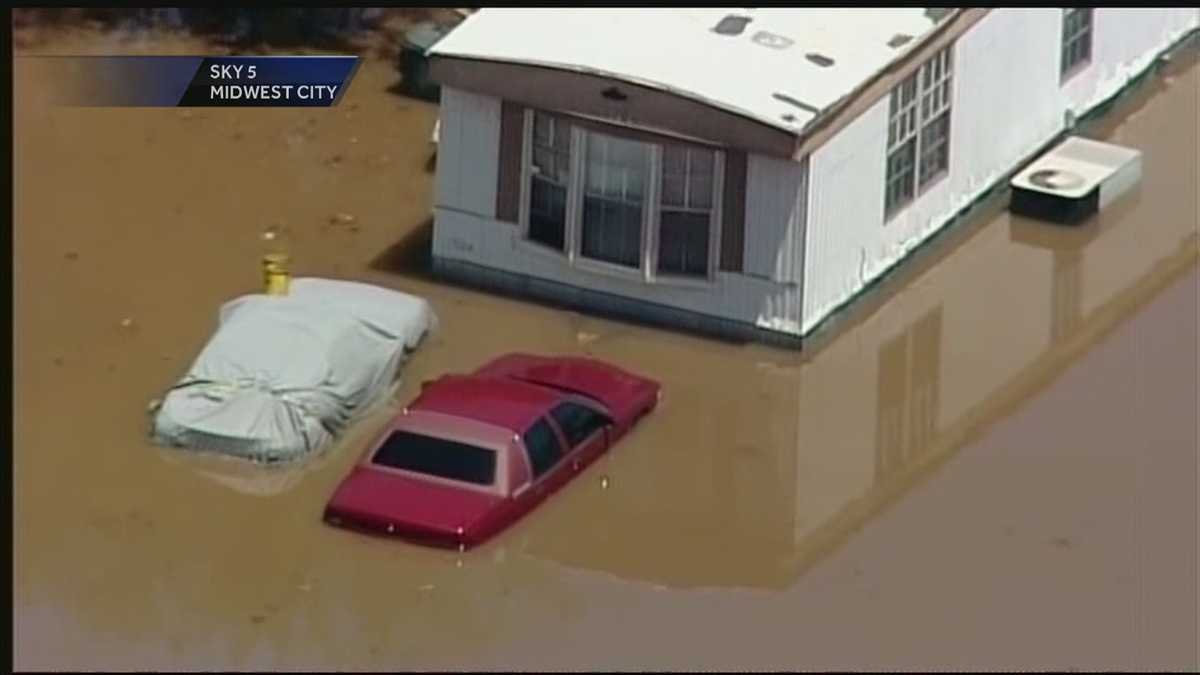 Flooding at mobile home park creates health hazard
