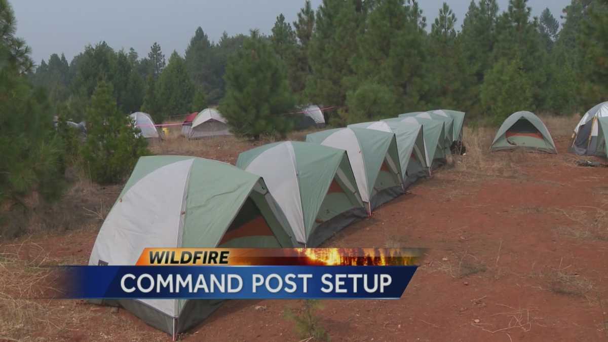 New King Fire command post opens to house fire fighters