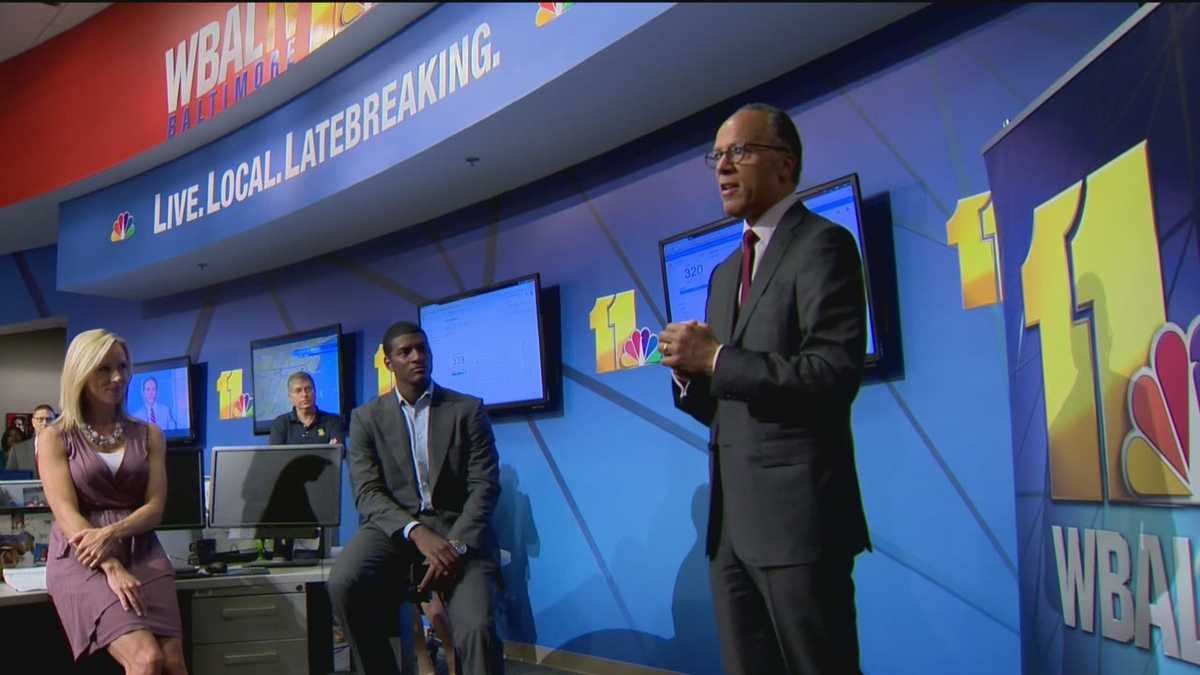 NBC Nightly News' Lester Holt visits Baltimore