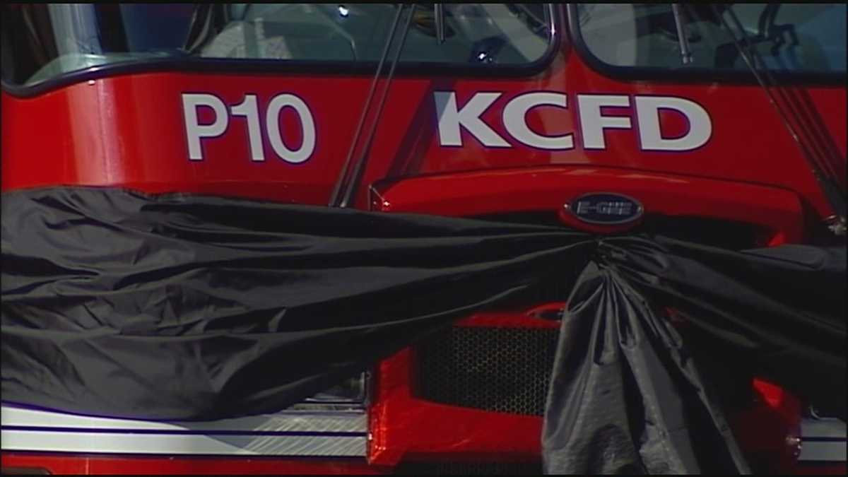 Public, colleagues honor fallen firefighter along procession route