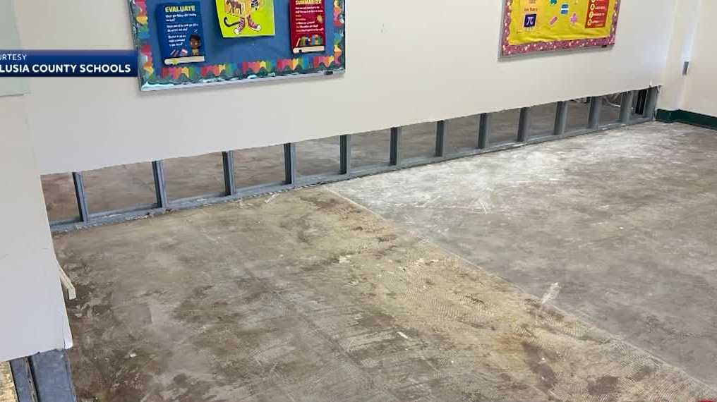 Port Orange school rebuilds after Hurricane Milton flooding damage