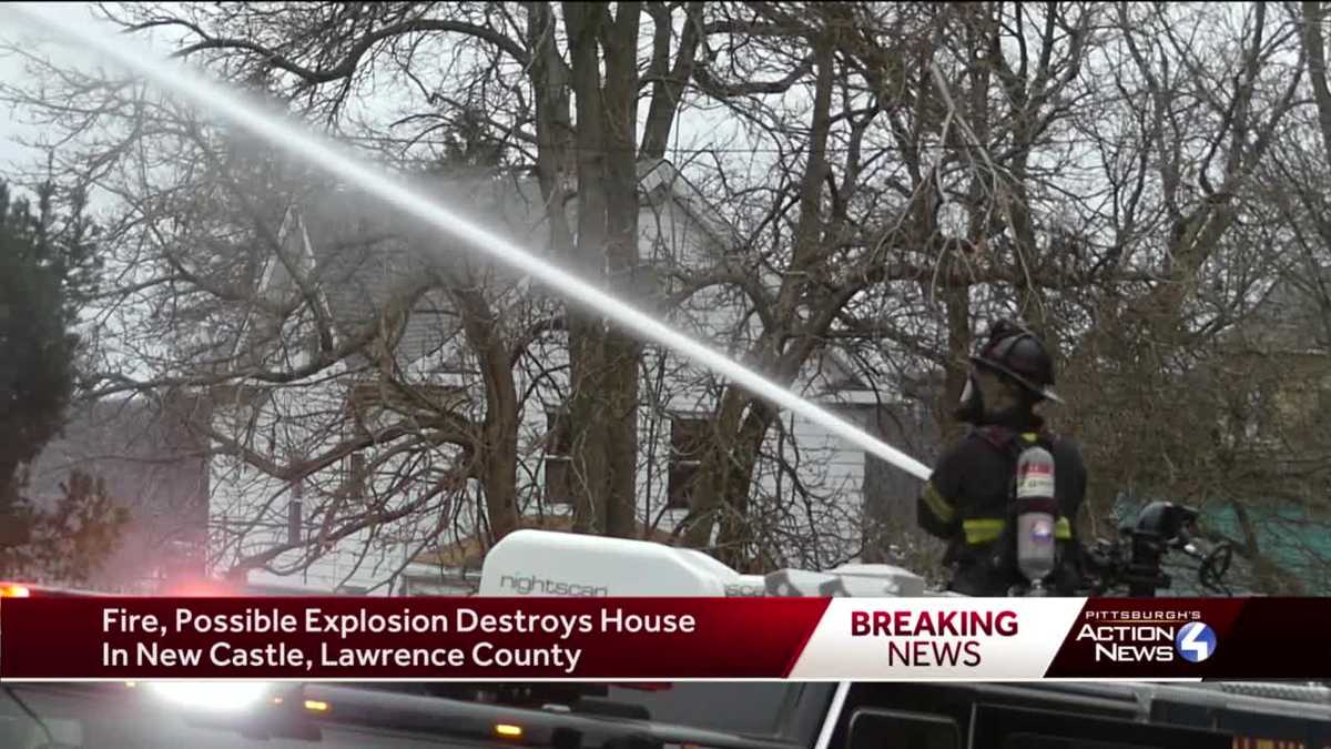 Fire, possible explosion destroys New Castle home