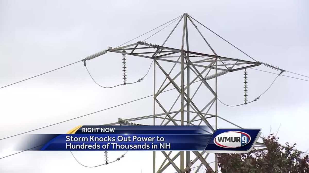 Storm knocks out power to hundreds of thousands in New Hampshire