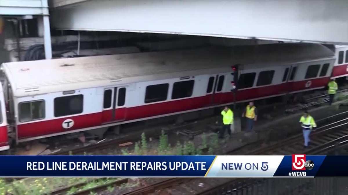 Red Line derailment repairs update