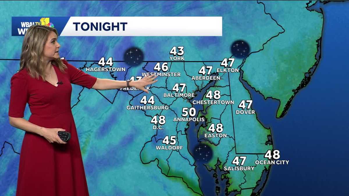 Baltimore Weather: Chilly Thursday night