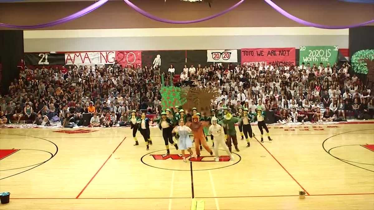 This is probably the best homecoming pep assembly ever