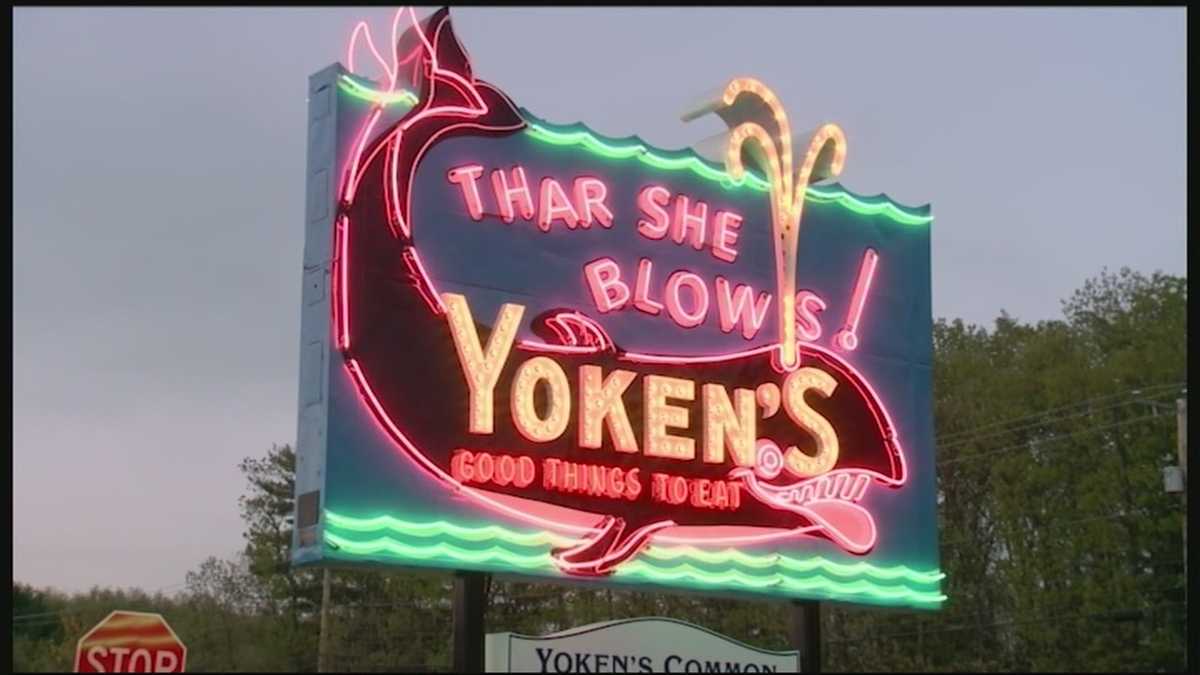 Yoken's sign in Portsmouth restored