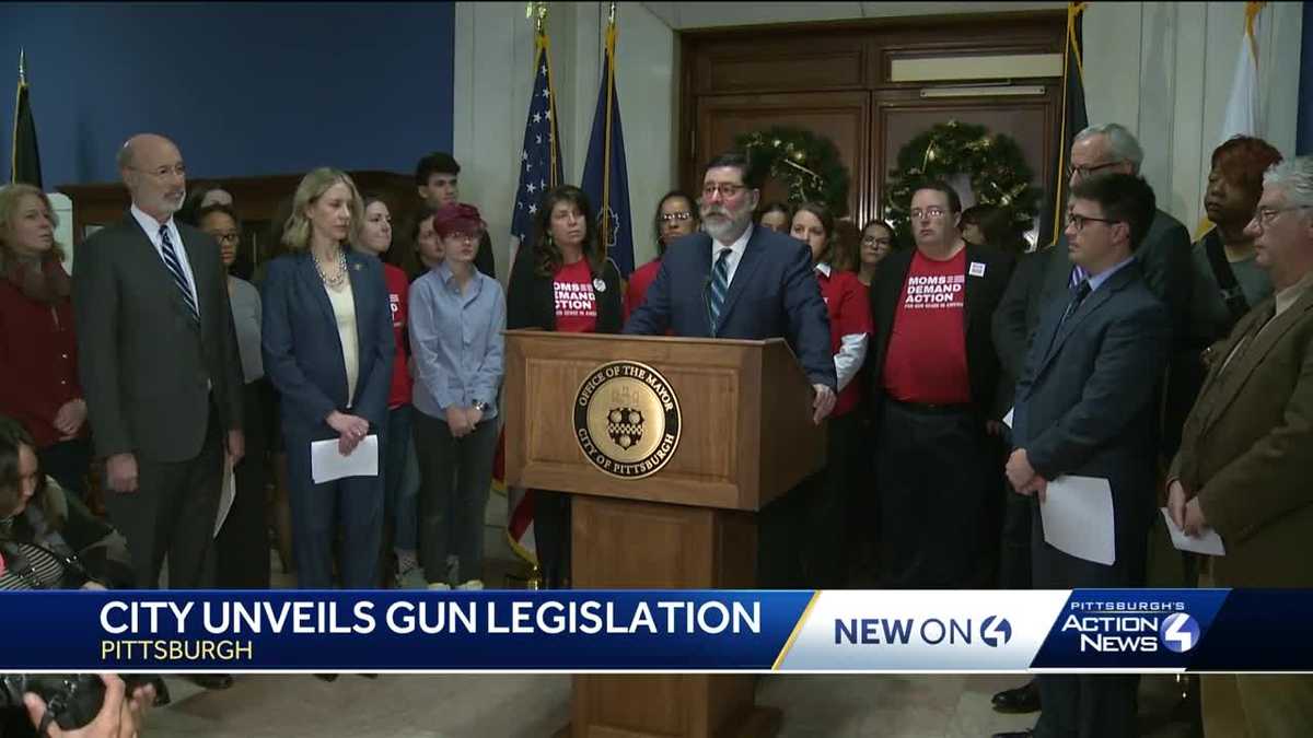 'Common sense' gun safety legislation to be introduced in Pittsburgh