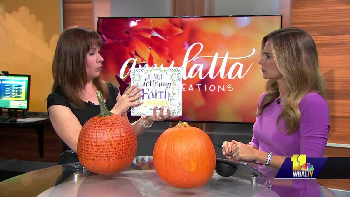 Amy Latta shows off Fall season crafts