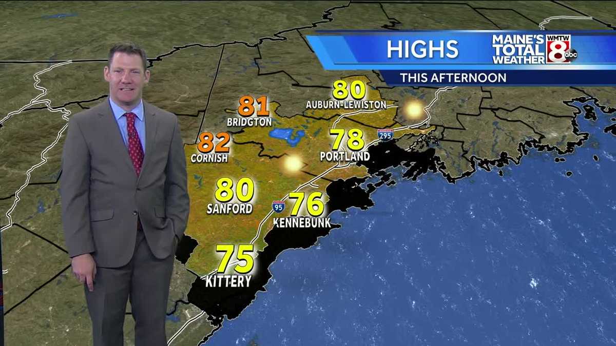 Sun today but rain tomorrow