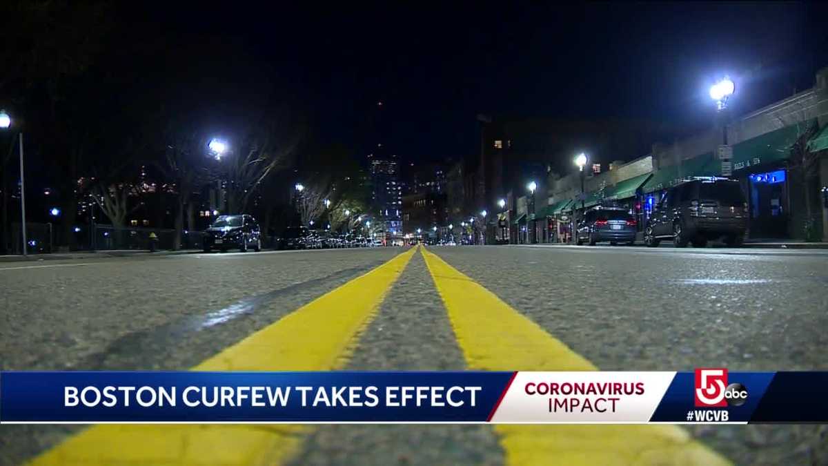 Overnight curfew in effect in Boston