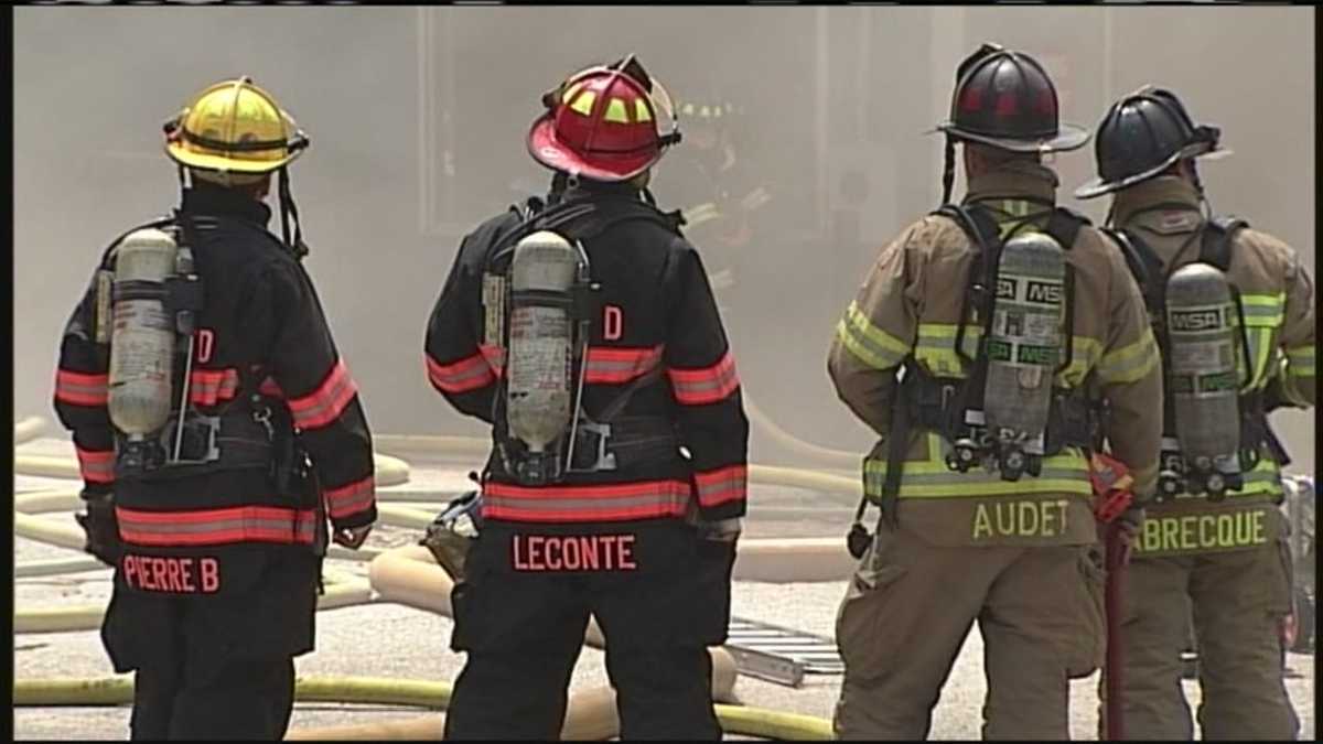 Fire destroys part of Saco business