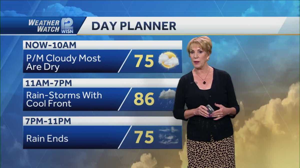 Videocast: Strong storms possible Monday afternoon