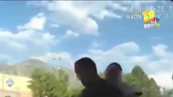 Bystander Tackles Suspect Running From Police