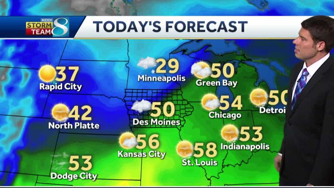 Incoming front brings much colder temperatures
