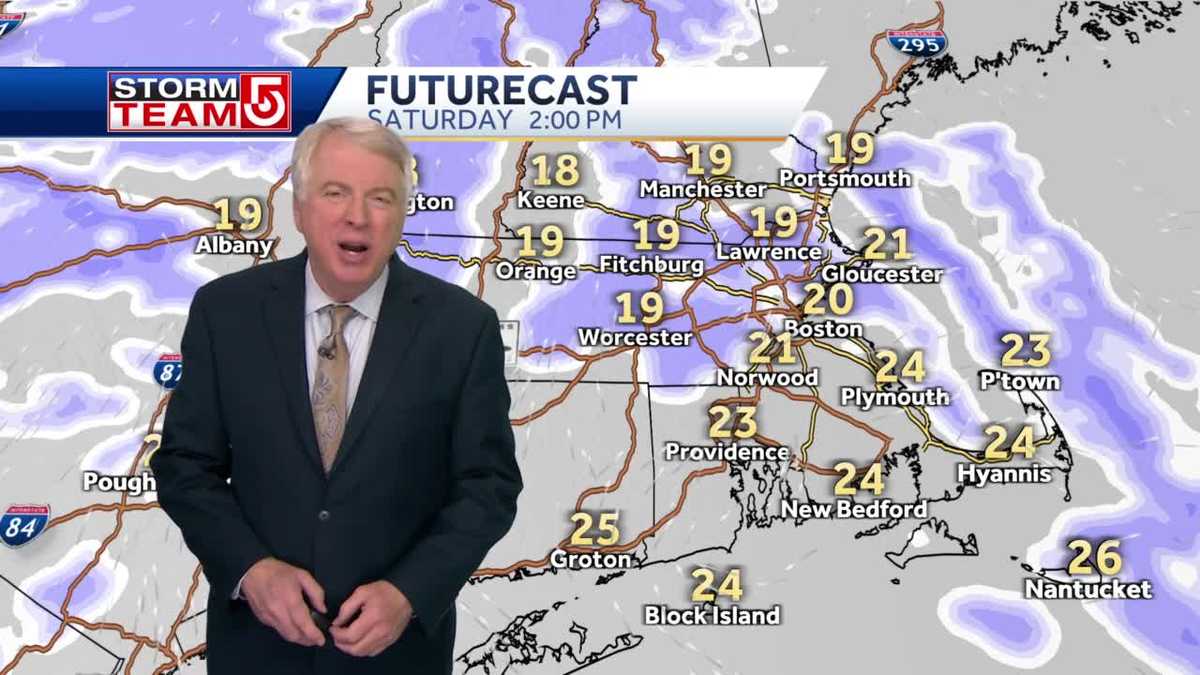 Video: Snow showers to start weekend; Watching storm next week