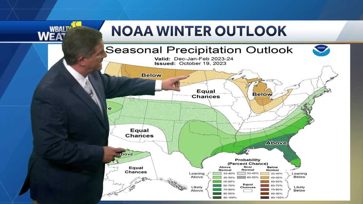 Weather Talk: NOAA expects warmer-than-normal winter
