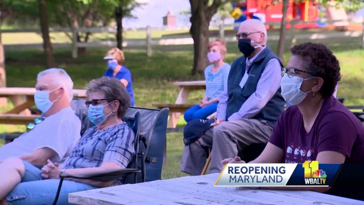 Fallston United Methodist Church holds outdoor services amid pandemic