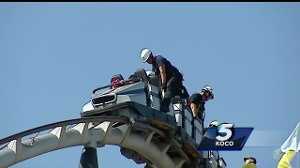Eight people removed from stuck Silver Bullet roller coaster