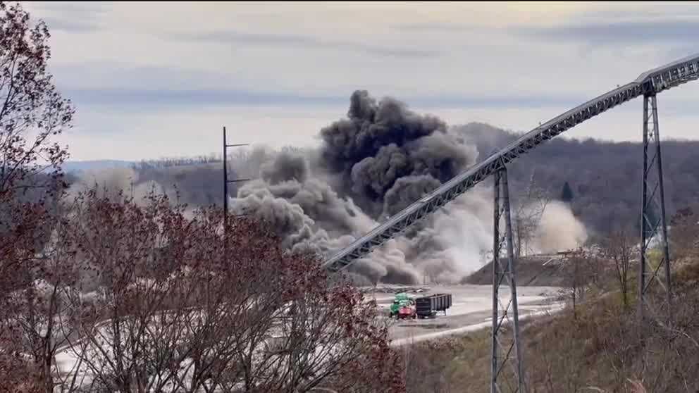 Implosion of boiler house marks end of Hatfield Ferry demolition