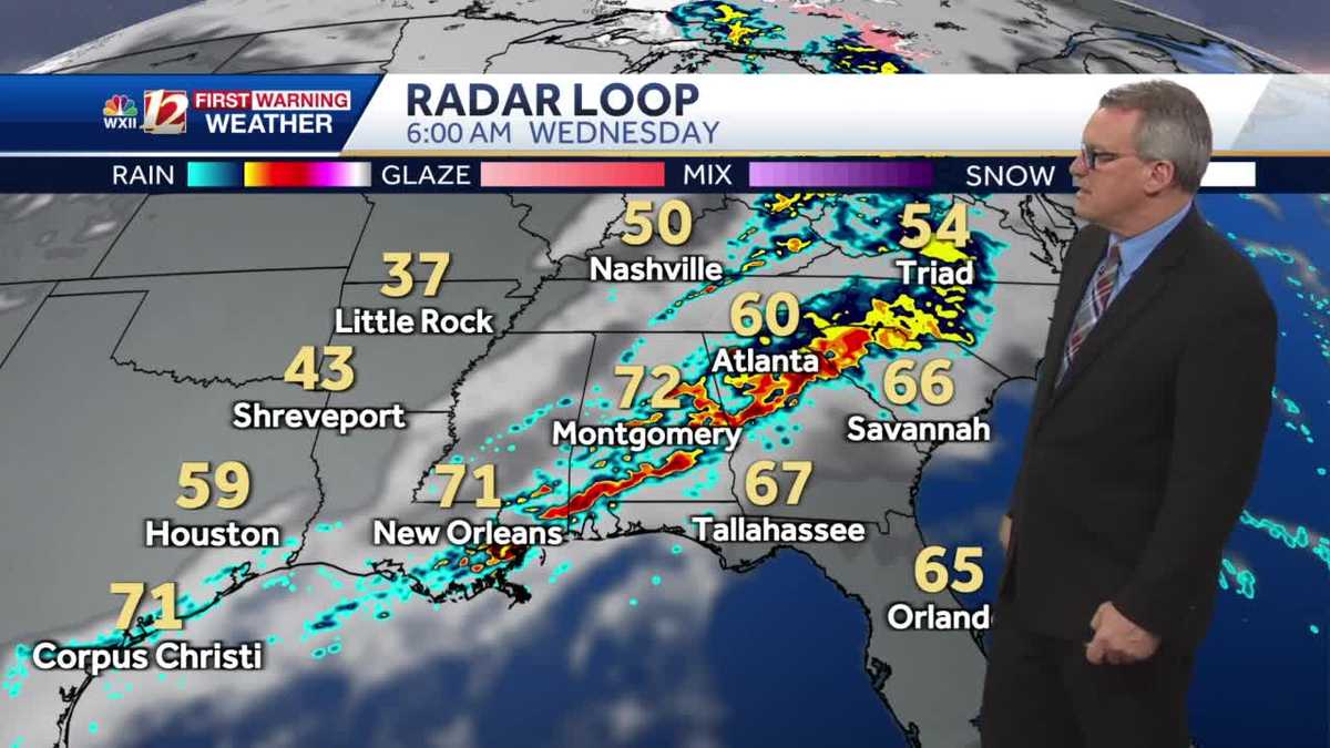 WATCH: Dry Monday, severe risk midweek