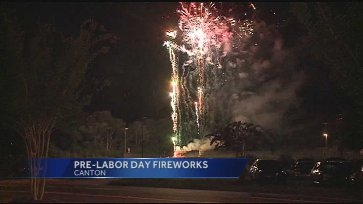 Canton celebrates Labor Day with Fireworks