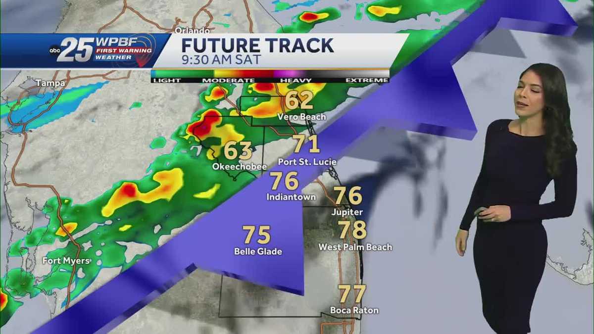 Cold front bringing rain and cooler conditions this weekend