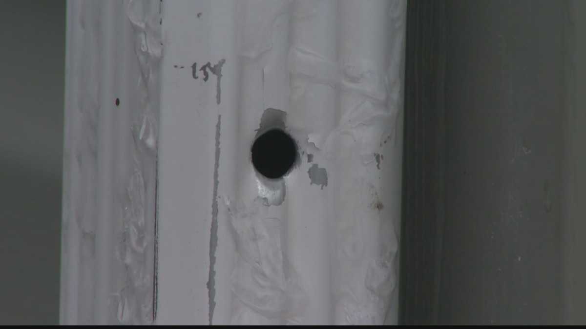 Bullets hit houses on same block