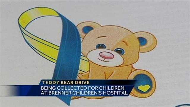 Teddy bear drive for Brenner Children's Hospital