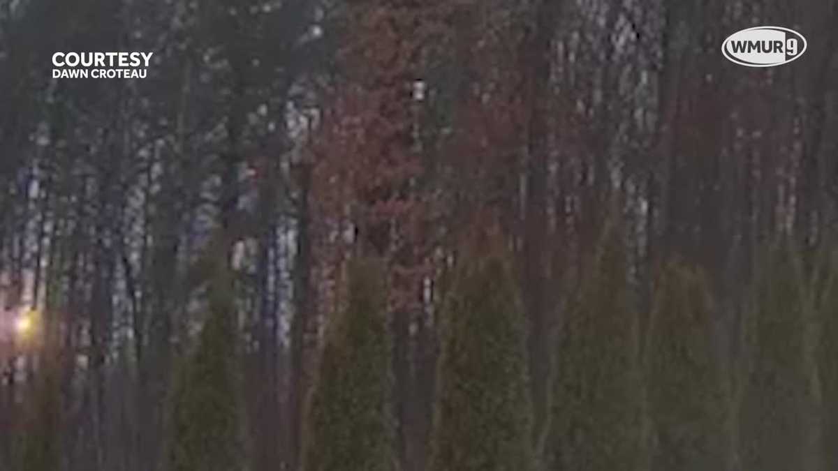 Video captures the moments a plane crashes in NH neighborhood
