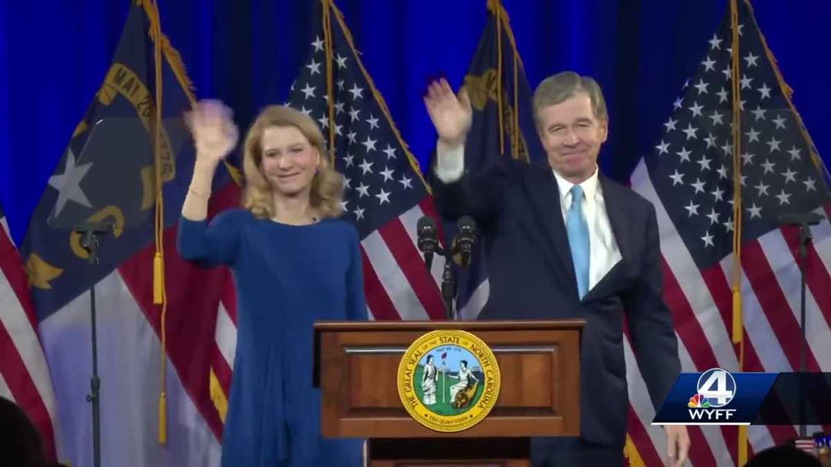 North Carolina Gov. Roy Cooper gives his farewell address