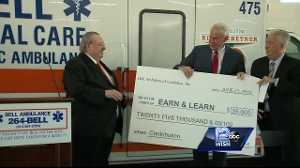 Bell Ambulance donates to Earn and Learn program