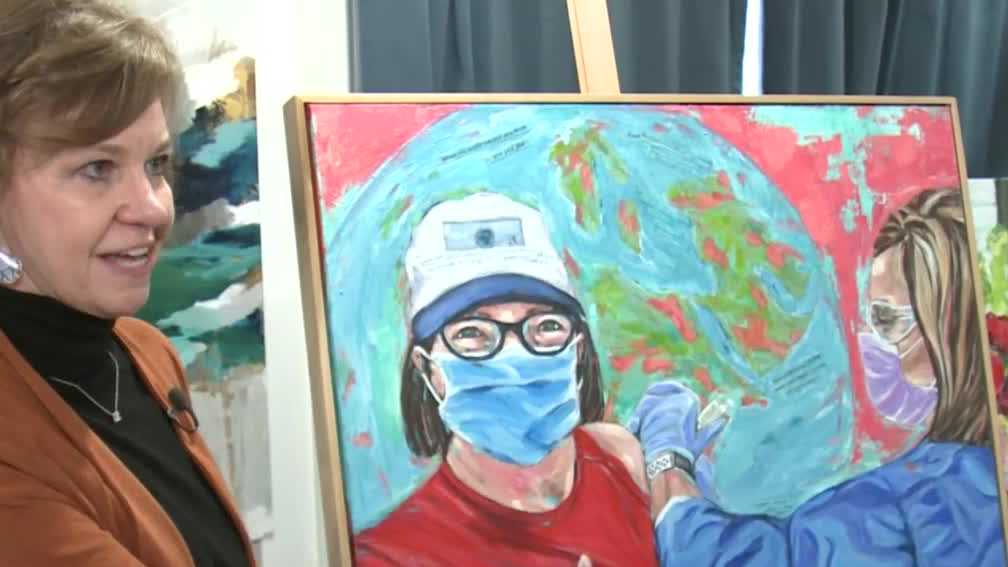 Louisville artist brings turning point of the COVID-19 pandemic to life ...