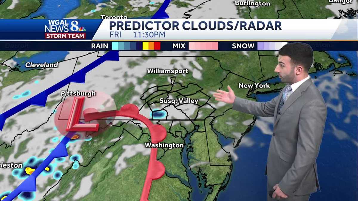 Increasing clouds this afternoon; stray shower tonight in south-central ...