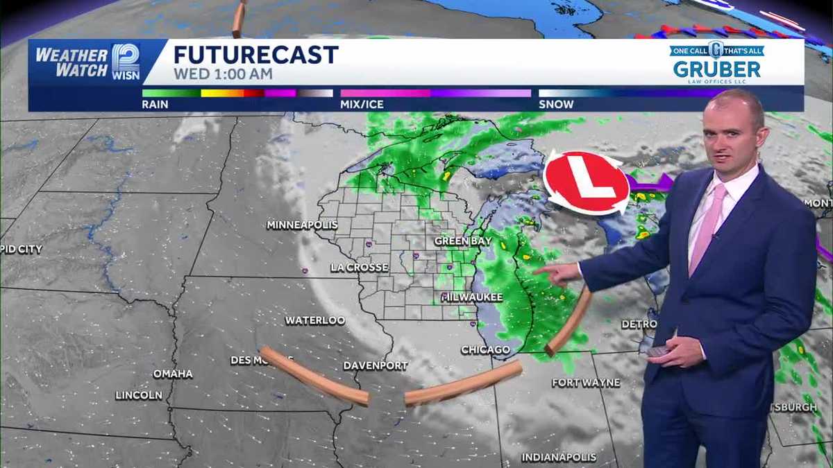 Rain returns Monday night