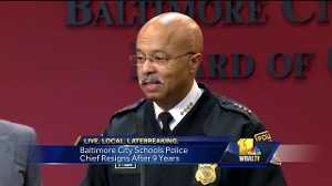 Baltimore school police chief resigns