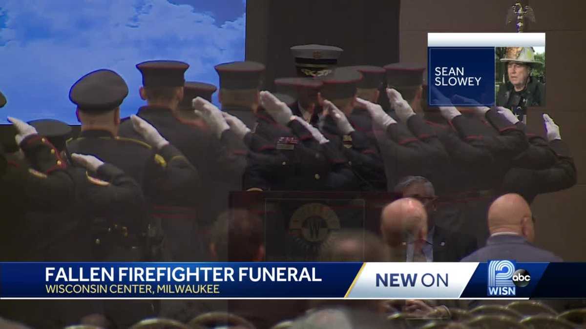 Firefighters pay tribute to Battalion Chief Sean Slowey