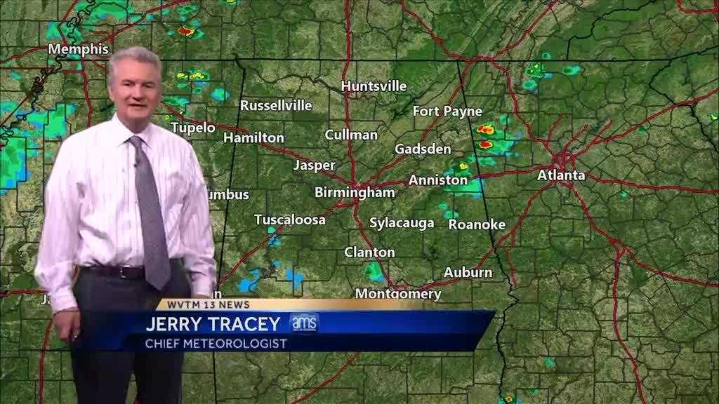Jerry Tracey's Evening Forecast