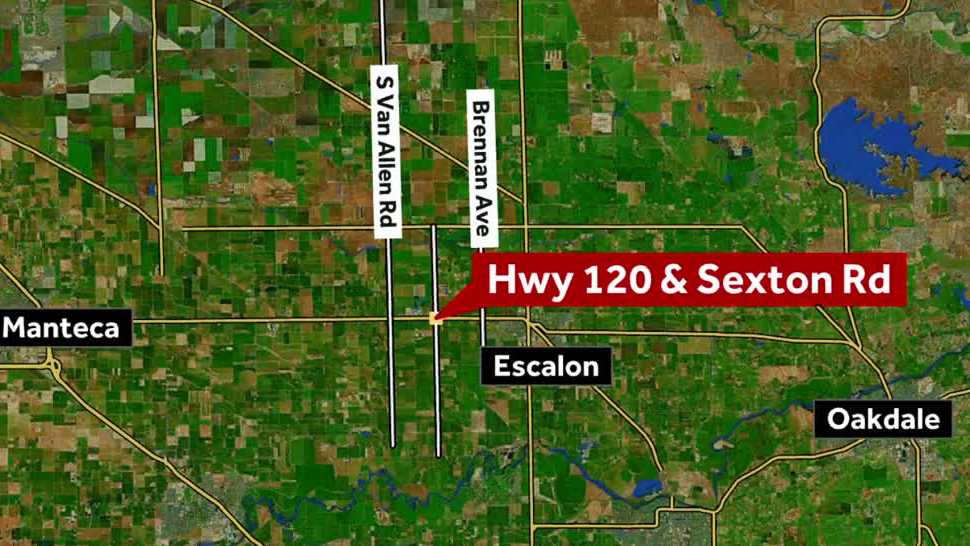 Driver killed, 3 others injured in head-on crash on Highway 120